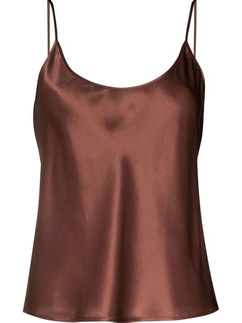 La Perla Silk Camisole Top Farfetch