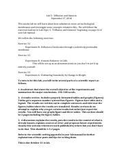 Lab Diffusion And Osmosis Pdf Lab Diffusion And Osmosis September This Weeks Lab