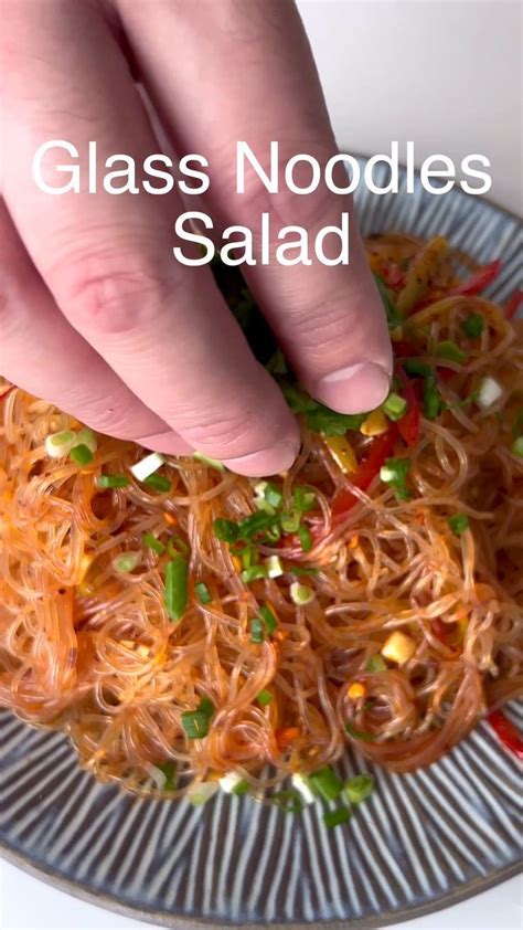 Glass Noodles Salad Video Glass Noodle Salad Glass Noodles Noodle Salad Recipes
