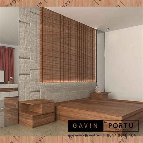 Model Ranjang Tempat Tidur Design Minimalis Dengan Headboard Di Gavin