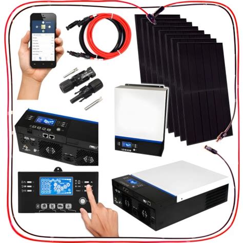Zestaw Fotowoltaiczny OFF GRID 3000W 3kW Hybrydowy Solarny Jinko 440W