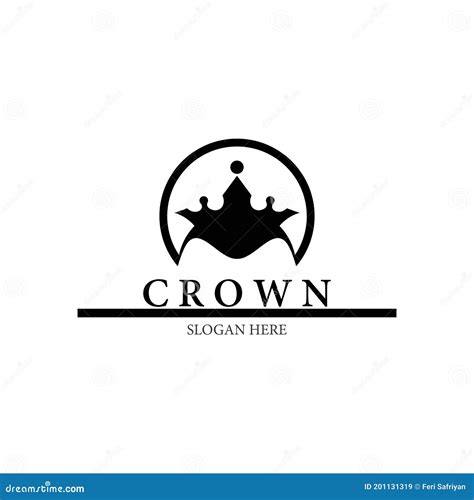Crown Logo Template Vector Stock Vector Illustration Of Crown 201131319