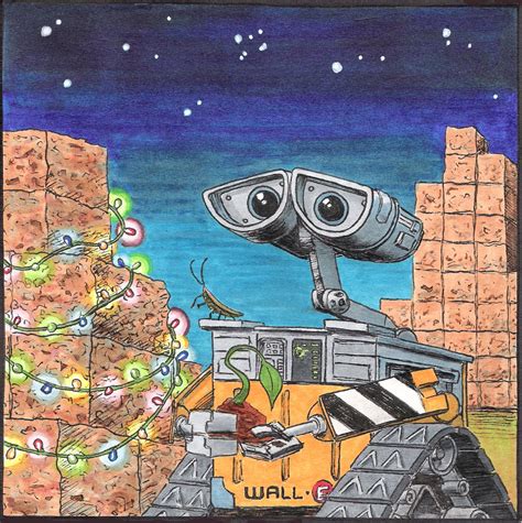 Wall E In Robert Bakers Personal Sketchbook Comic Art Gallery Room