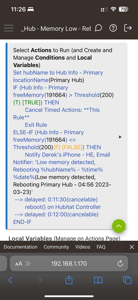 Rm Bug Inverted Comparison Logic Issue 📐 Rule Machine® Hubitat