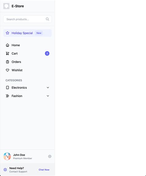 tailwind css 사이드바 템플릿 모음 스타트업풀