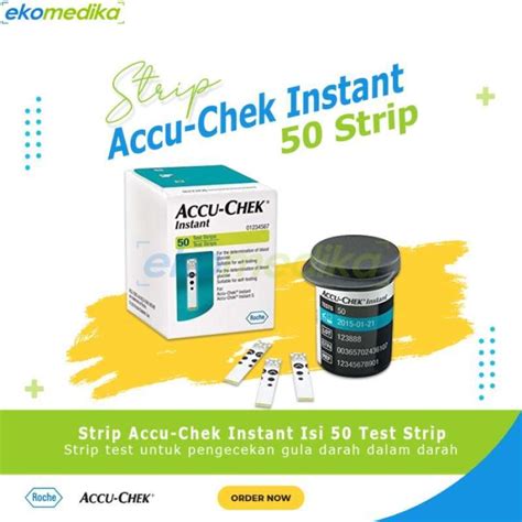 Jual Accu Chek Instant Strip Glucose Gula Darah Accu Chek Di Seller