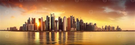 Doha Qatar Skyline