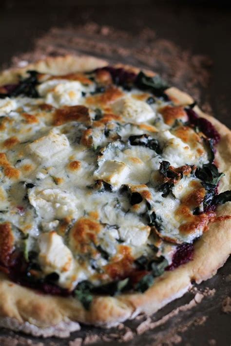 Beet Pesto Pizza With Kale And Goat Cheese Beet Pesto Pesto Pizza