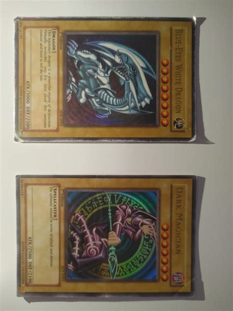 Yu Gi Oh Karti Dark Magician Blue Eyes White Dragon