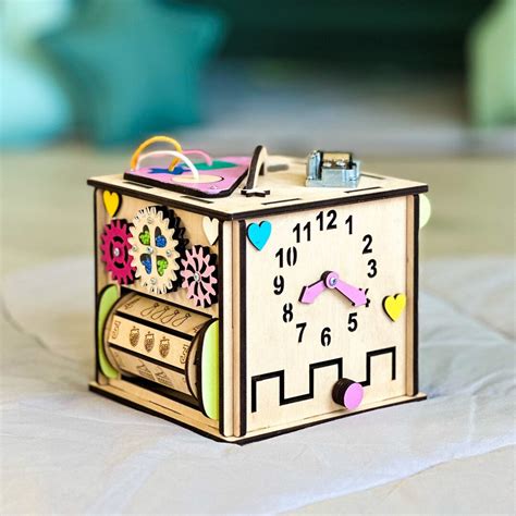Small Busy Cube Travel Busy Cube Busy Cube Medium Busy Cube Etsy