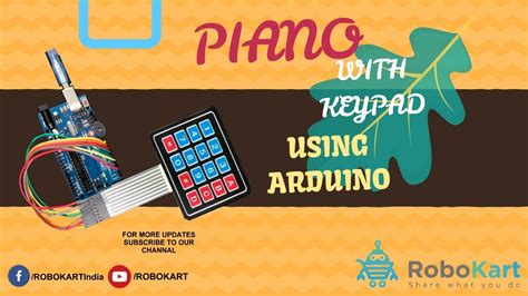 How To Make Piano With Keypad Using Arduino Youtube