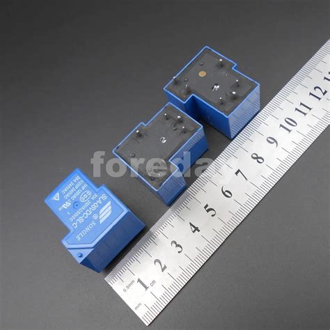 Pcs Blue Sla Vdc Sl C Pins Songle R Power Relay V V V Dc Spst Sla Original A