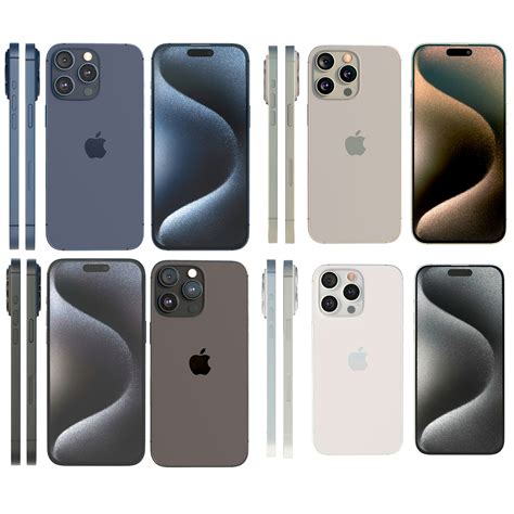 苹果 Iphone 15 Pro 系列3d模型 Turbosquid 2131780