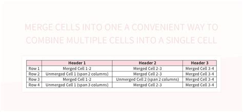 Free Merge Multiple Cells Templates For Google Sheets And Microsoft