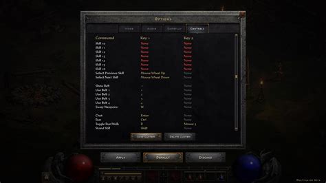 Diablo Ii Resurrected Keyboard Controls ‒ Defkey