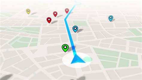 Gps Navigation Localization Seamless Loop D Stock Footage Video Royalty Free