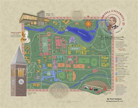 Cornell University Campus Map