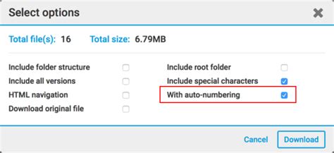 Automatic Numbering