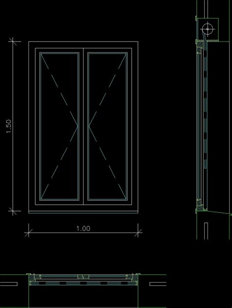 Window Plan Autocad