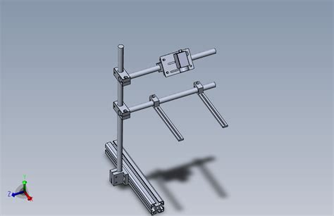 工业相机安装支架 SOLIDWORKS 2018 模型图纸下载 懒石网