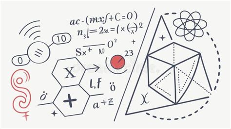Math Equations On Paper Science Study And Education Icon Vector Design