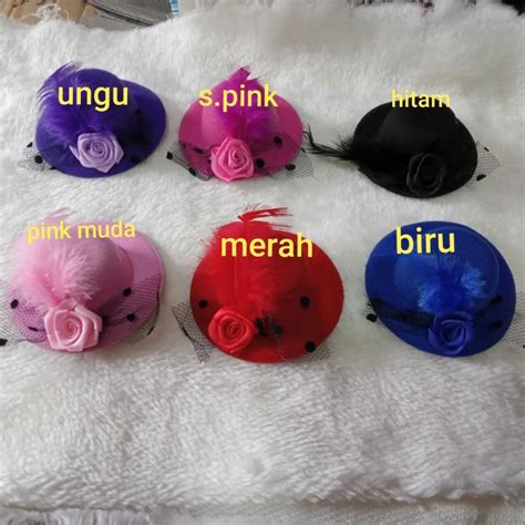 Jual Jepit Topi Laken Mini Aksesoris Topi Pesta Shopee Indonesia