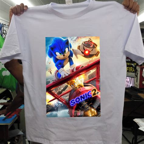 Camiseta Sonic 2 O Filme Elo7 Produtos Especiais