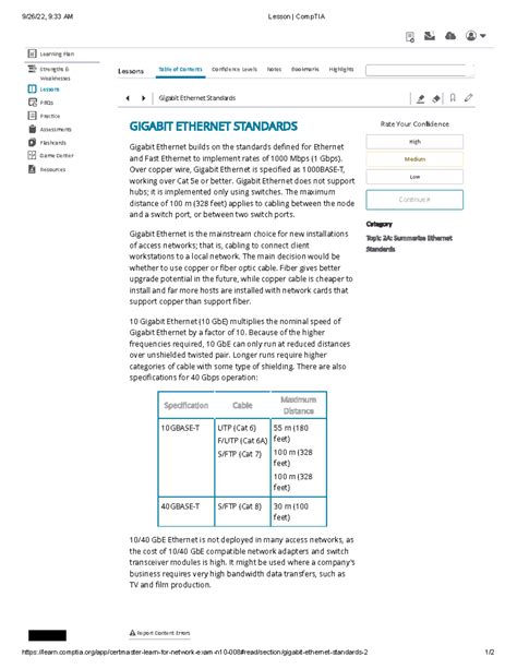 Lesson 2 7 Comptia Netowrk Ebook Chapter 2 Section 92622 933