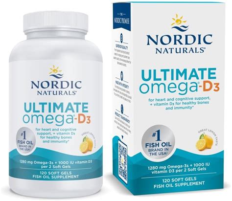 Nordic Naturals Omega 3 Lemon Flavor 16 Oz 1560 Mg