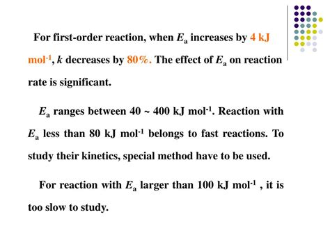Ppt Temperature Dependence Of Reaction Rate Arrhenius Equation