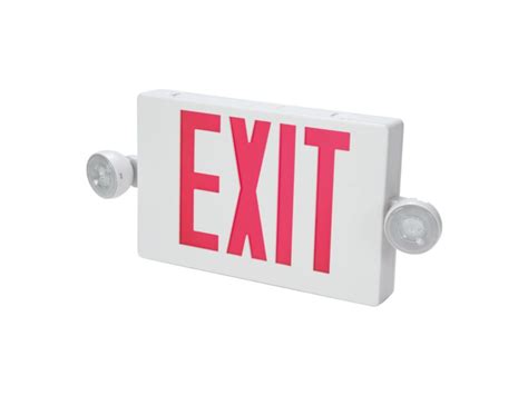 Cooper Lighting Apch7r Led Emergency Exit Combo Sign With Remote Capab