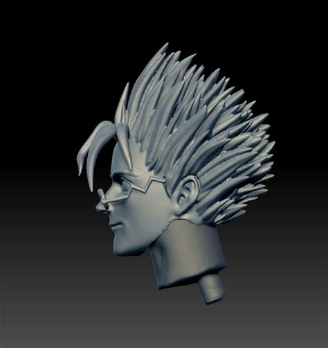 Vash The Stampede Head 3d Model 3d Printable Cgtrader