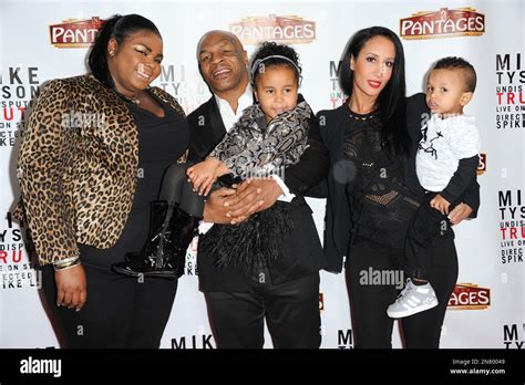 From Left Mikey Tyson Mike Tyson Milan Tyson Kiki Tyson Morocco