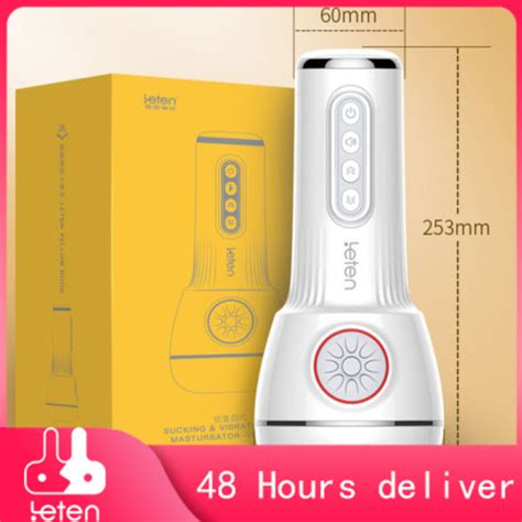 Leten Sex Toy For Male Clamping Sucking Airbag 10 Mode Vibration