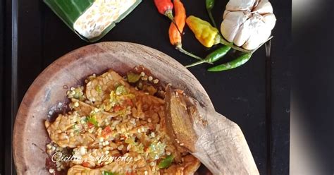 Resep Tempe Penyet Sambel Bawang Oleh Cicilia Yustina Salamony Cookpad