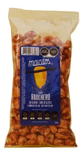 Maiz Inflado A Vapor Maicitos 50 Grs Botana Saludable Pieza Estilo