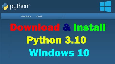 How To Download And Install Python On Windows YouTube
