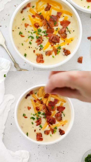 Easy Loaded Baked Potato Soup Recipe Stovetop Crock Pot Artofit