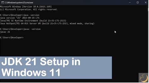Jdk Version 21 Path Setup In Windows 11 Youtube