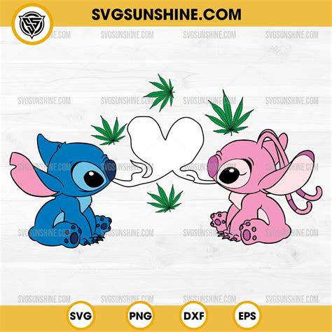 Stitch Love Svg Stitch With Heart Svg Cute Stitch Valentine Svg Png