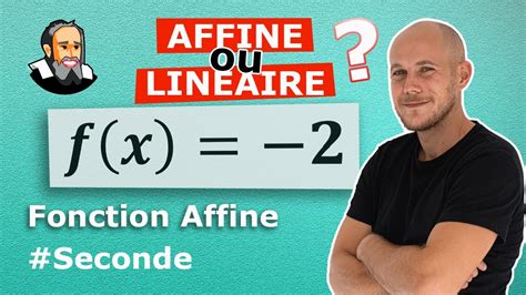 Différence entre fonctions AFFINES et LINÉAIRES Exercice Corrigé