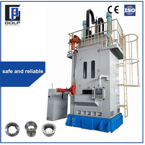 Upward Pulling Vertical Cnc Internal Holes Broaching Machine On Broaching Trolleys Cnc