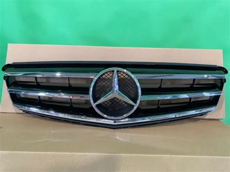 Amg Style Front Grill Grille For Mercedes Benz C Class W204 2008 2014