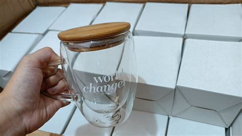 Double Wall Mugs With Bamboo Lid In Mc 1 Enterprises