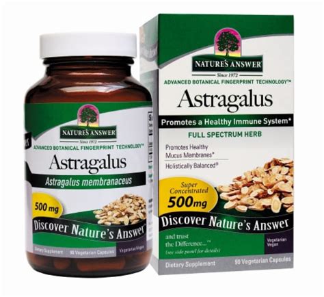 Natures Answer Astragalus Root Vegetarian Caps 500mg 90 Ct Qfc