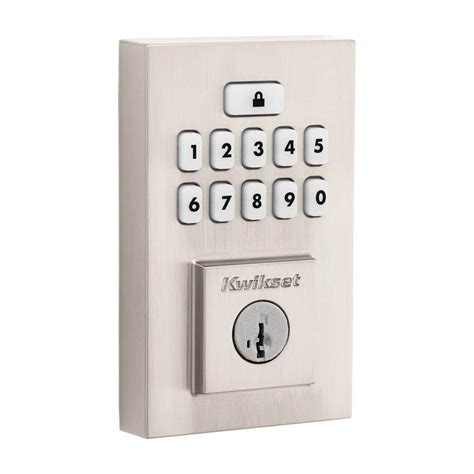 Reviews For Kwikset Smartcode 260 Contemporary Satin Nickel Keypad Single Cylinder Electronic