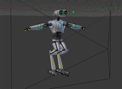 Blender 荧光机器人3d模型素材资源免费下载 Blender3d模型库