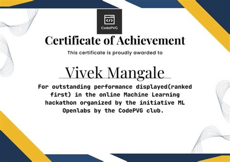 Codepvg On Linkedin Congratulations Vivek Mangale