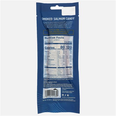 3 Oz Smoked Salmon Candy Acme Smoked Fish