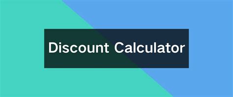 Discount Calculator Onlinetoolkit